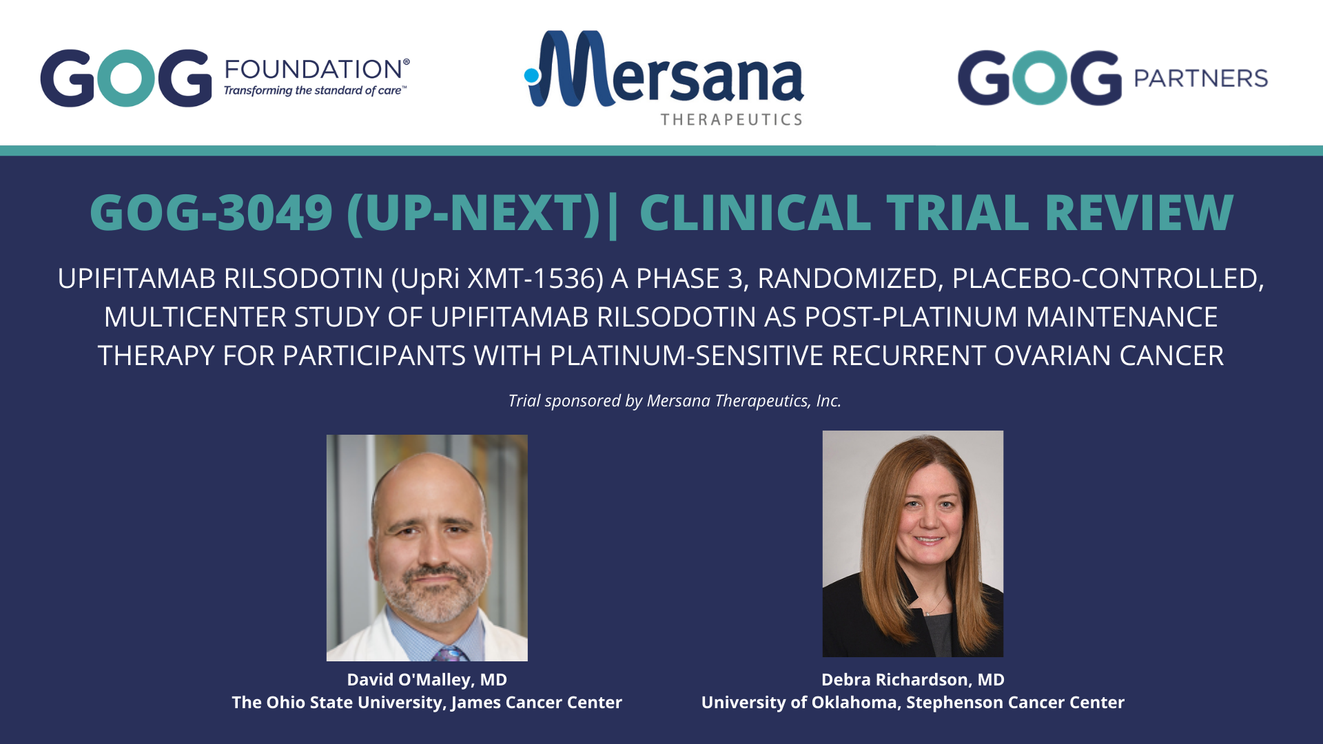 GOG-3049 (UP-NEXT) Clinical Trial Review Live Viewing Event ...