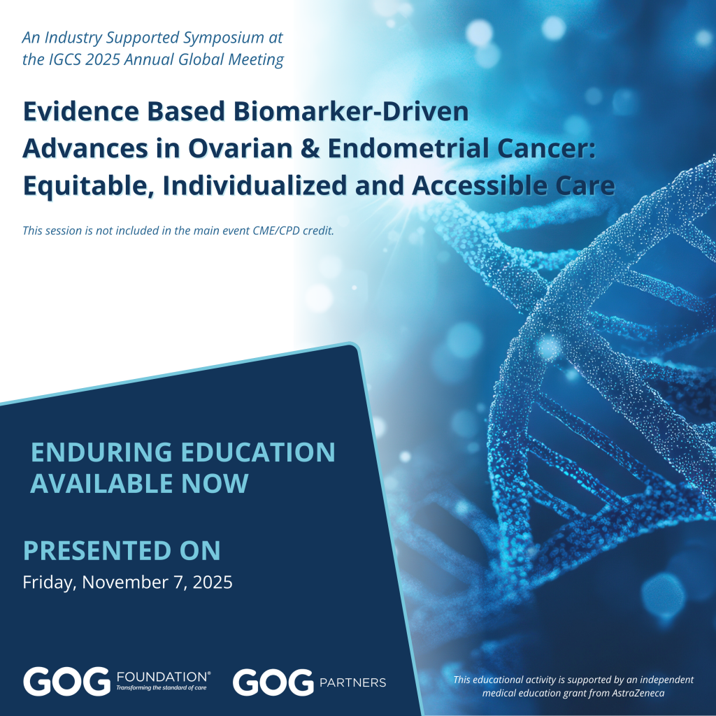 Evidence Based Biomarker-Driven Advances in Ovarian & Endometrial ...